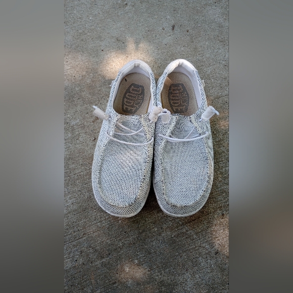 Hey Dude | Shoes | Hey Dude Stone White Casual Shoes | Poshmark